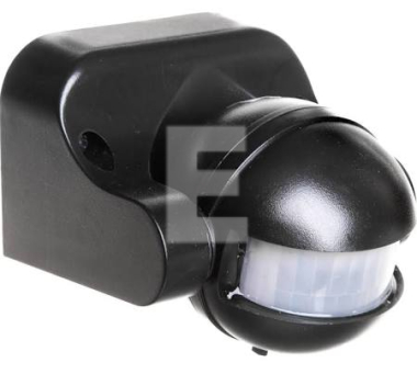CZUJNIK RUCHU 1801200W IP44 CZARNY OR CR 201 B ORNO