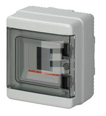 ROZDZIELNICA MODUŁOWA 1X4 NATYNKOWA DRZWI TRANSPARENTNE SERIA 620 IP65 ...