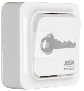 PRZYCISK WYJŚCIA 1Z 1R N/T 65X65X29MM BIAŁY TKN-01 ASSA ABLOY