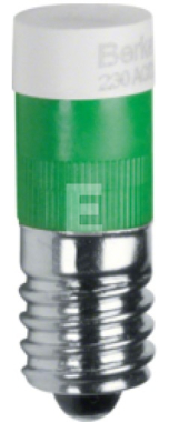 ŻARÓWKA LED GWINT E10 PRĄD ZNAMIONOWY 4MA ZIELONY 167803 HAGER
