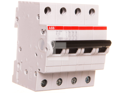 WYŁĄCZNIK NADPRĄDOWY SH204 4P B13 6KA 2CDS214001R0135 ABB