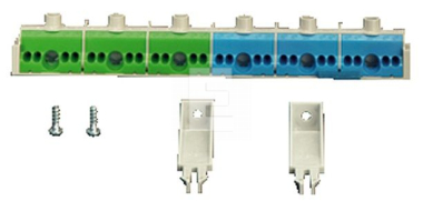 ZACISK BEZŚRUBOWY PE/N FIXCONNECT ENYSTAR FP FC 24 DO OBUDOWY 2X12 ...