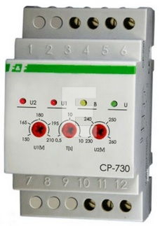 PRZEKAŹNIK NAPIĘCIOWY CP-730 3×(50-450V)+N 1P TRÓJFAZOWY CP-730 F&F