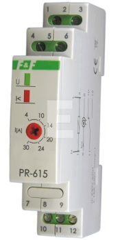 PRZEKAŹNIK PRIORYTETOWY PR-615 Z KANAŁEM PRZELOTOWYM POD PRZEWÓD PRĄDOWY ODBIORNIKA 230V AC 16A ...