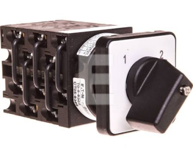ŁĄCZNIK KRZYWKOWY DO WBUDOWANIA 1-2 T0-5-8369/E IP65 5P 20A 060204 ...