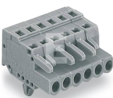 GNIAZDO MCS-MIDI CLASSIC 21-BIEG. SZARE RASTER 5MM 10 SZT. 231-121/008-000 WAGO