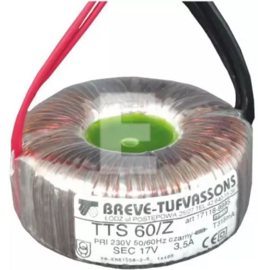 TRANSFORMATOR TOROIDALNY TTS 80/Z 230/ 12V 17112-9947 BREVE