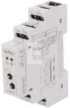 REGULATOR TEMPERATURY RTM-03 230V -10°C 90°C IP20 90X7.5X66MM EXT10000251 ZAMEL