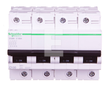 WYŁĄCZNIK NADPRĄDOWY C120N 4P C100 A9N18374 SCHNEIDER