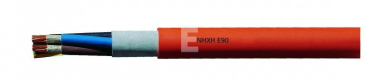 KABEL ENERGETYCZNY BEZHALOGENOWY OGNIOODPORNY NHXH-O FE180/E90 1X150 0.6/1 KV POMARAŃCZOWY