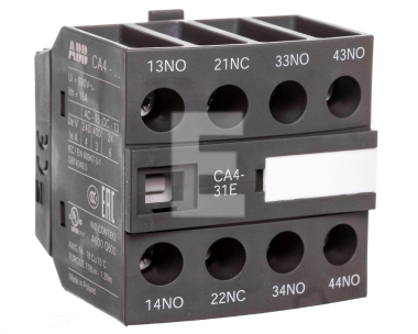 STYK POMOCNICZY CA4-31E 3NO 1NC MONTAŻ CZOŁOWY 1SBN010140R1031 ABB
