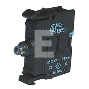 DIODA LED MOCOWANA NA ŁĄCZNIKU M22-A M22-LED230-W BIAŁA AC 85-264V 216563 EATON MOELLER