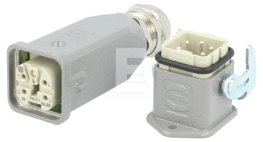 OBUDOWA ZŁĄCZA HAN-KIT 4AWM 10A 230/400V M20 IP67 CYNK 10200040003HARTING