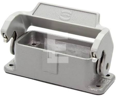 OBUDOWA GNIAZDO PULPITOWA HAN 10 A IP65 81X29.5X26MM ALUMINIUM HARTING