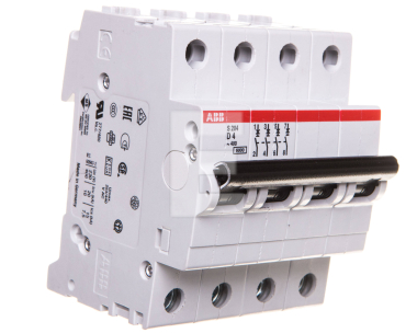 WYŁĄCZNIK NADPRĄDOWY S204 4P D4 6KA 2CDS254001R0041 ABB
