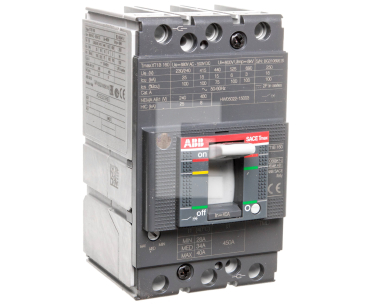 WYŁĄCZNIK MOCY XT1B 160 TMD 3P 40-450A 18KA 1SDA066803R1 ABB