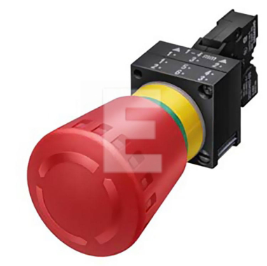 PRZYCISK BEZPIECZEŃSTWA 22MM 1NC 3SB3203-1HA20 SIEMENS