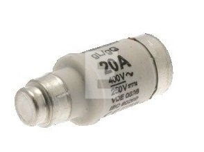 WKŁADKA BEZPIECZNIKOWA D02 20A 400V AC 20NZ02 EATON MOELLER