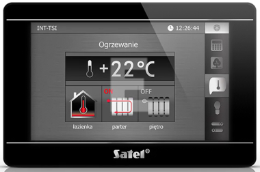 MANIPULATOR INTEGRA Z EKRANEM DOTYKOWYM LCD 7” 12V DC CZARNY INT-TSI-B ...