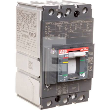 WYŁĄCZNIK MOCY XT1N 160 TMD 3P 100-1000A 36KA 1SDA067416R1 ABB