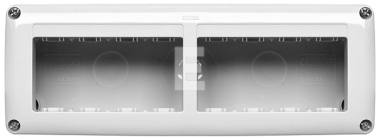 OBUDOWA POZIOMA 27 COMBI 2X4 MODUŁY IP40 231X82X55MM TWORZYWO SZARA ...