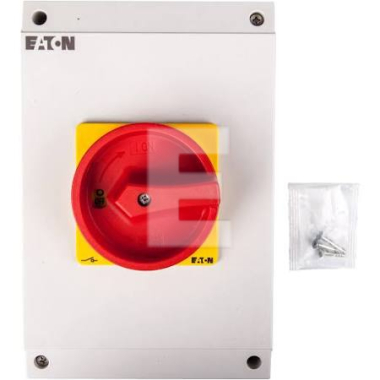 ŁĄCZNIK KRZYWKOWY W OBUDOWIE 0-1 P3-63/I4/SVB/HI11 IP65 3P 63A 207348 EATON MOELLER