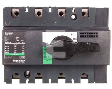 ROZŁĄCZNIK IZOLACYJNY INS125 4P 125A IP40 28911 SCHNEIDER