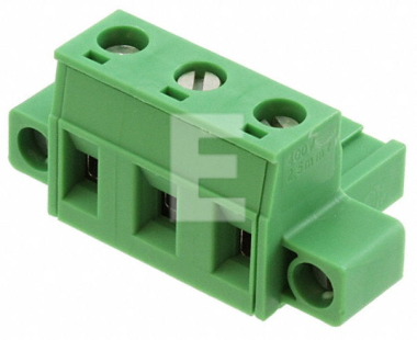 ŁĄCZNIK WTYKOWY PŁYTEK DRUKOWANYCH GMSTB 2.5/3-STF-7.62 3P 12A ZIELONY 1858772 PHOENIX