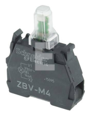 MODUŁ ŚWIETLNY LED HARMONY ZBV 230/240V AC 14MA IP20 MONTAŻ PRZEDNI ...