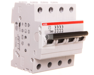 WYŁĄCZNIK NADPRĄDOWY S204 4P D16 6KA 2CDS254001R0161 ABB