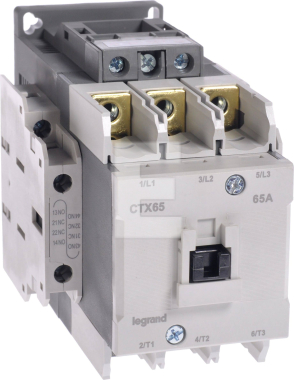 STYCZNIK PRZEMYSŁOWY CTX3 3P 2NO 2NC 24VDC 65A 416161 LEGRAND