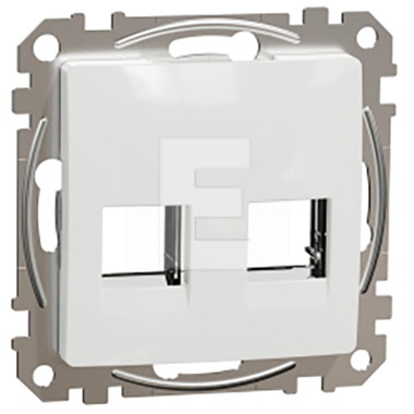 SEDNA DESIGN PŁYTKA CENTRALNA 2X RJ-45 REICHLE BIAŁA SDD111442C SCHNEIDER