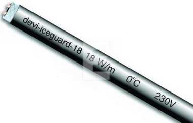 KABEL GRZEJNY DEVI ICEGUARD 18W/M 230V CZARNY 98300809 DEVI