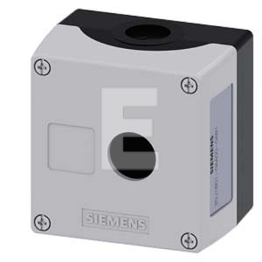 OBUDOWA KASETY STEROWNICZEJ SIRIUS ACT 1-OTWOROWA 22MM IP66 CZARNO-SZARA 3SU1801-0AA00-0AB1 SIEMENS