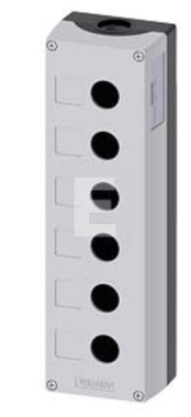 OBUDOWA KASETY STEROWNICZEJ SIRIUS ACT 6-OTWOROWA 22MM IP66 CZARNO-SZARA 3SU1806-0AA00-0AB1 SIEMENS