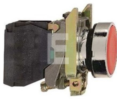 PRZYCISK STEROWNICZY HARMONY XB4 22MM 1NC IP66 Z SAMOPOWROTEM ZACISKI ŚRUBOWE OKRĄGŁY KRYTY ...