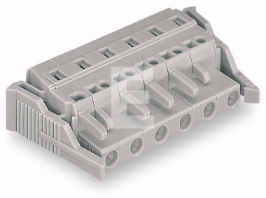 GNIAZDO MCS-MIDI CLASSIC 6-BIEGUNOWE RASTER 7.5MM SZARE 231-206/037-000/034-000 WAGO