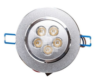 OPRAWA DOWLINGHT LED STARLIGHT 5W 100-265V 350LM 122MM SREBRNA ...
