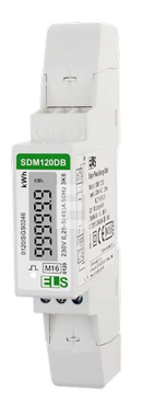 LICZNIK ENERGII ELEKTRYCZNEJ 0.25-45A 230V IP54 119X62X17.5MM SDM120DB ELS
