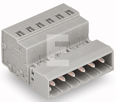 WTYK MCS-MIDI 8P 12A 320V RASTER 5MM SZARY 231-608 WAGO