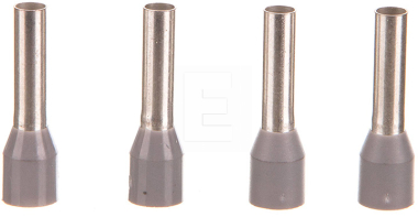 KOŃCÓWKA TULEJOWA IZOLOWANA H4.0/20D GR 500 SZTUK SZARA 9019200000 ...