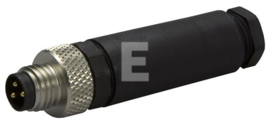 ZŁĄCZE WTYKOWE MĘSKIE 3-PINOWE PROSTE M8 SACC-M 8MS-3CON-M-SW 1501252 ...