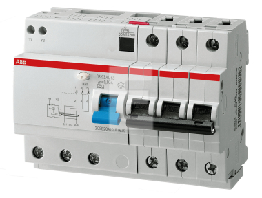 WYŁĄCZNIK RÓŻNICOWO-PRĄDOWY DS204 AC-C25/0.03 2CSR254001R1254 ABB