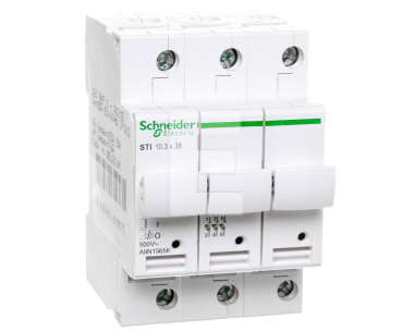 PODSTAWA BEZPIECZNIKOWA STI 3P 10.3X38MM A9N15656 SCHNEDIER