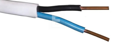 PRZEWÓD INSTALACYJNY YDYP 2X6 450/750V 500M BIAŁY T0026 YDY P 2 X 6 ...