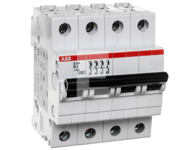 WYŁĄCZNIK NADPRĄDOWY S204 4P D6 6KA 2CDS254001R0061 ABB