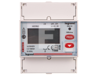 LICZNIK ENERGII ELEKTRYCZNEJ EMDX3 LE-3F-RS-D 3F 63A RS485 004683 LEGRAND