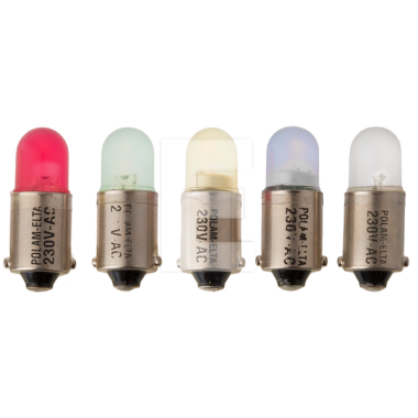 DIODA LED 1W BA9S 230V AC CZERWONA LED230VAC\C SPAMEL