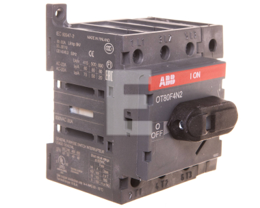 ROZŁĄCZNIK IZOL. OT80F4N2 4P 80A BEZ NAPĘDU 1SCA105413R1001 ABB
