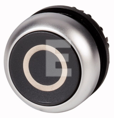 NAPĘD PRZYCISKU M22-D-S-X0 CZARNY "O" IP67 22MM 216609 EATON MOELLER